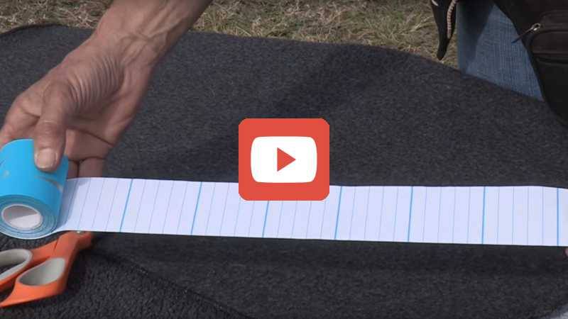 Preparing Equi-Tape for application - The Horse in Motion